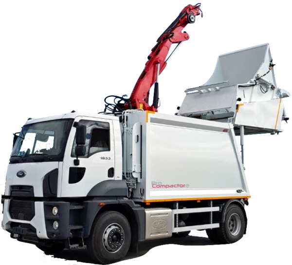 Crane Mounted Garbage Trucks and Equipments – ProCompactor – Waste ...