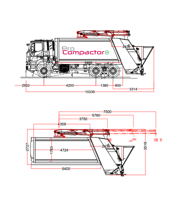 Crane Mounted Garbage Trucks and Equipments – ProCompactor – Waste ...