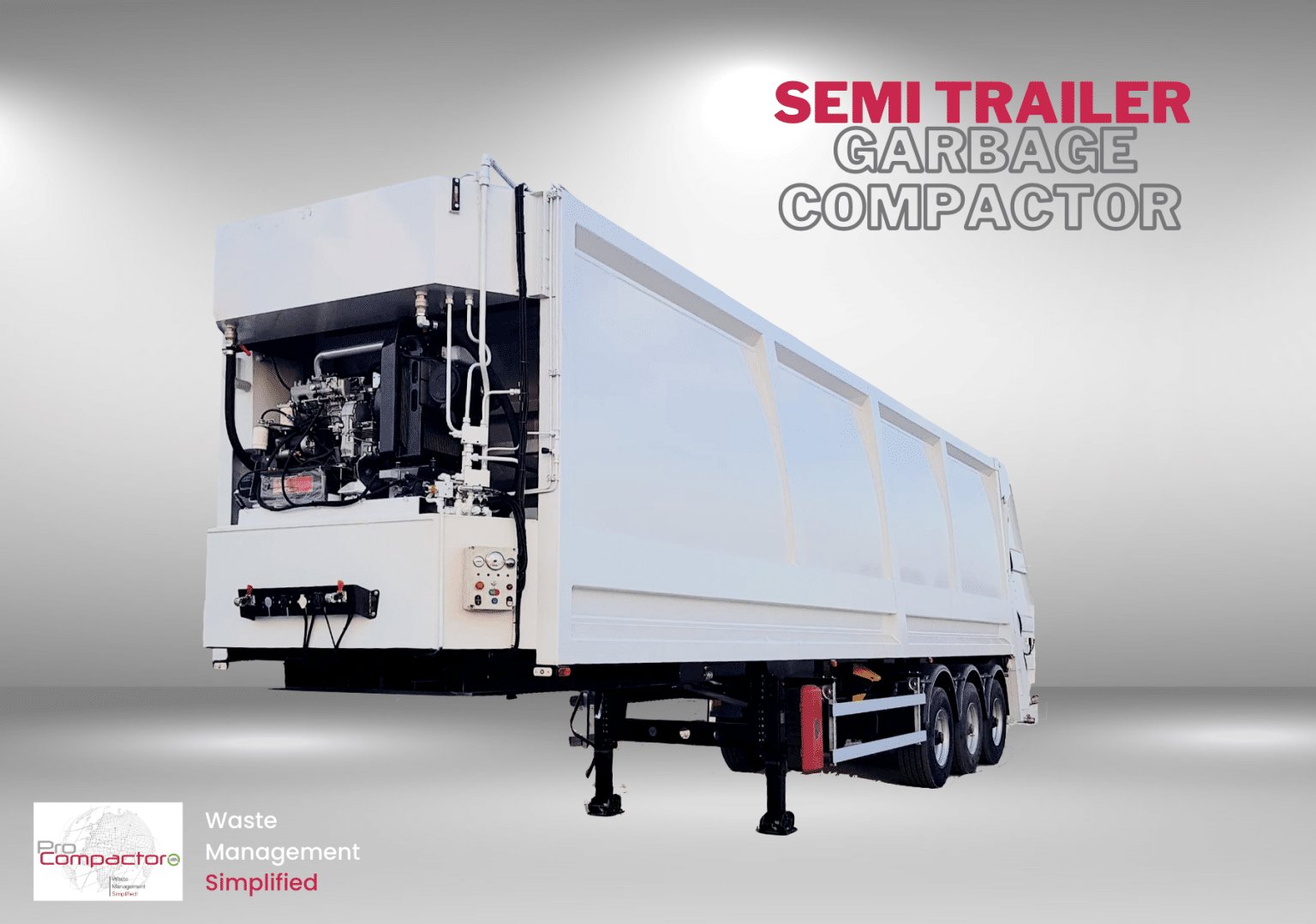 Semi Trailer Garbage Transfer Compactor – ProCompactor – Waste ...