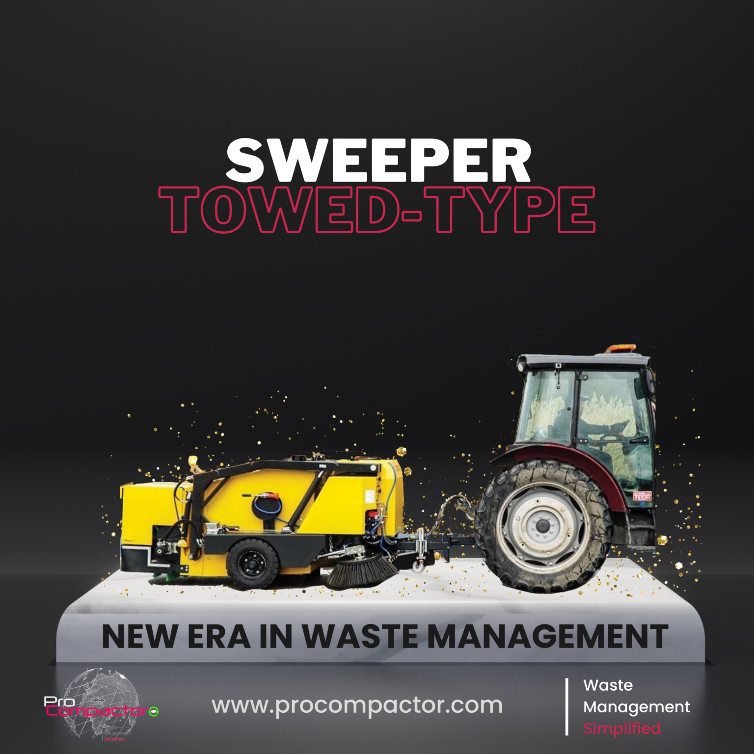 Towed Type Road & Street Sweepers – ProCompactor – Waste Management ...